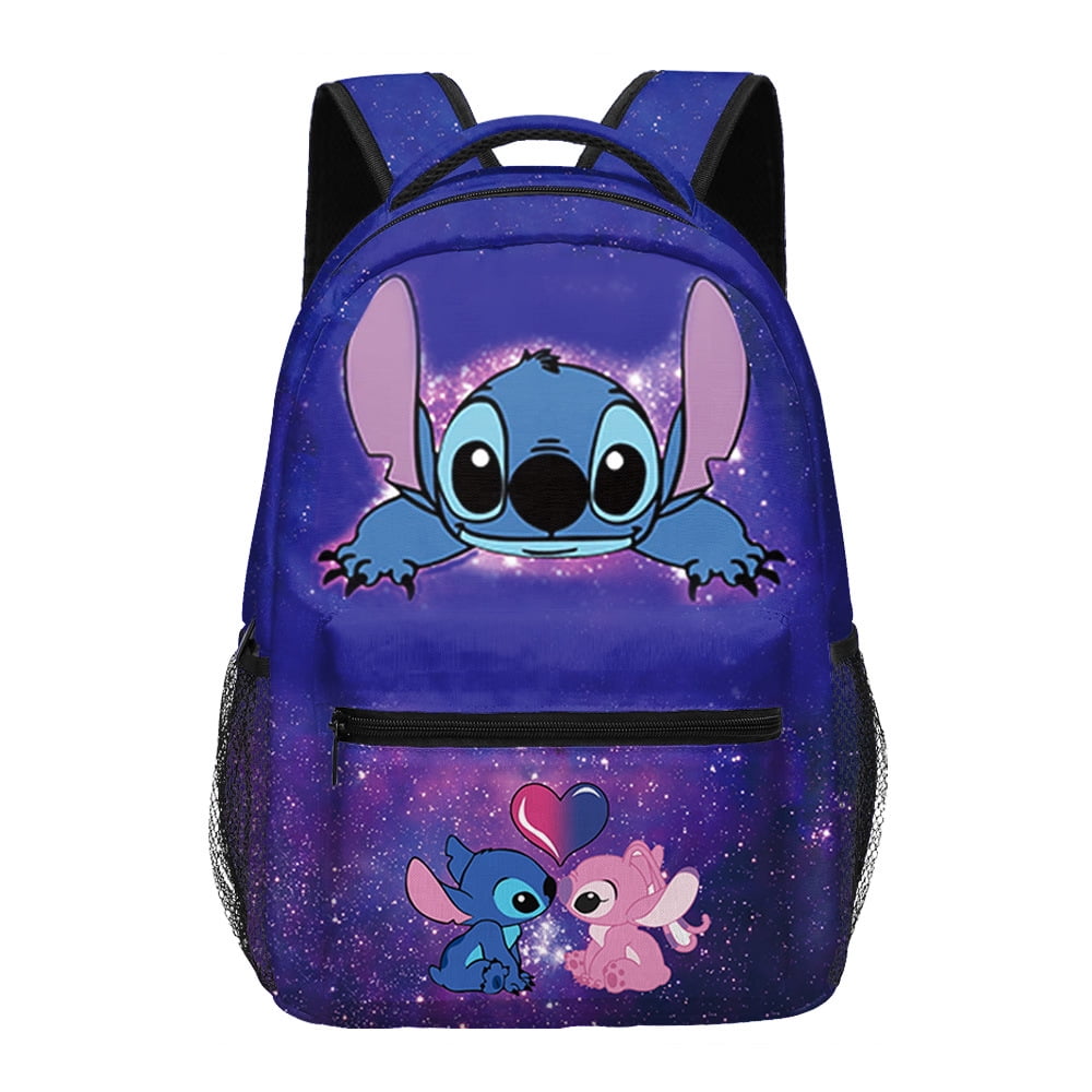Stitch Backpacks Cartoon Backpack 3D Printed Laptop Bag Shoulder Light ...