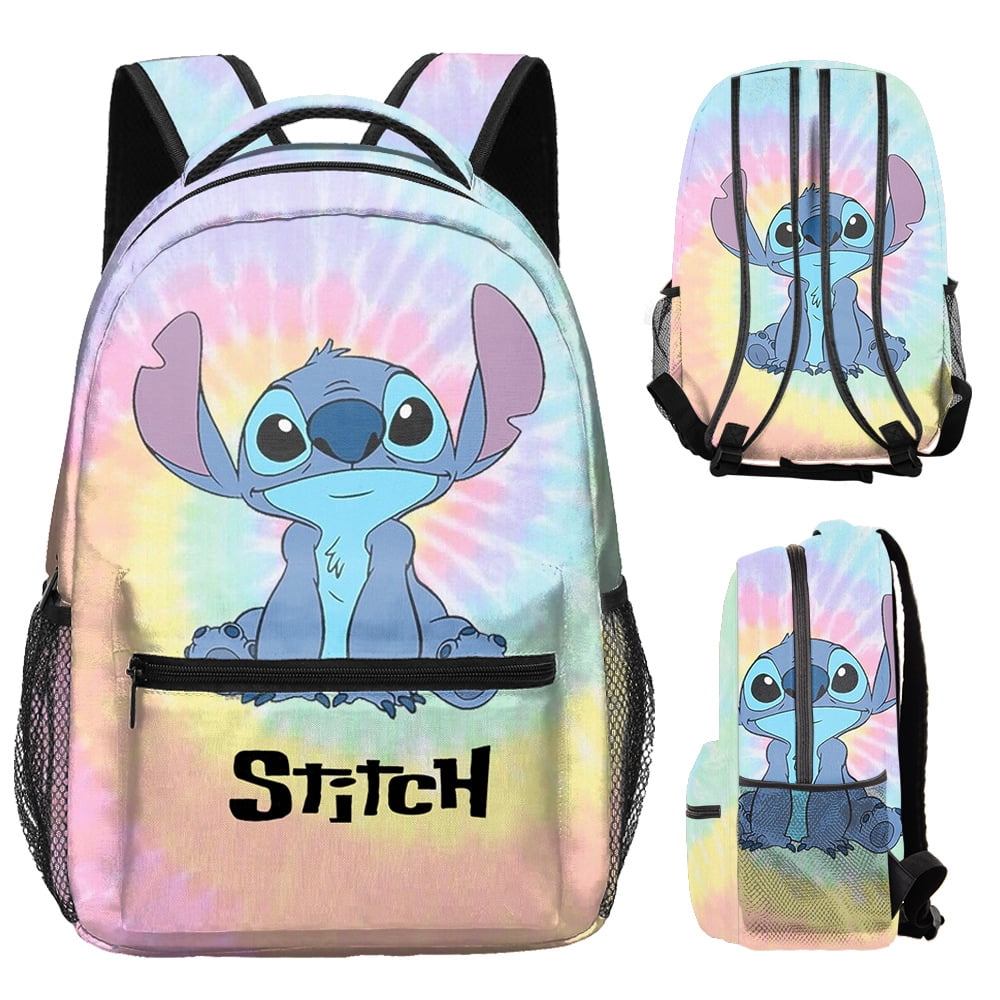 Stitch Backpacks Cartoon Backpack 3D Printed Laptop Bag Shoulder Light ...
