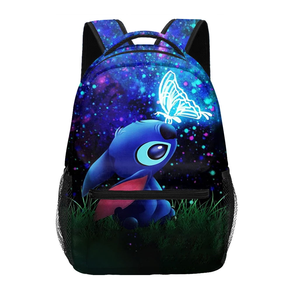Stitch Backpacks Cartoon Backpack 3D Printed Laptop Bag Shoulder Light ...