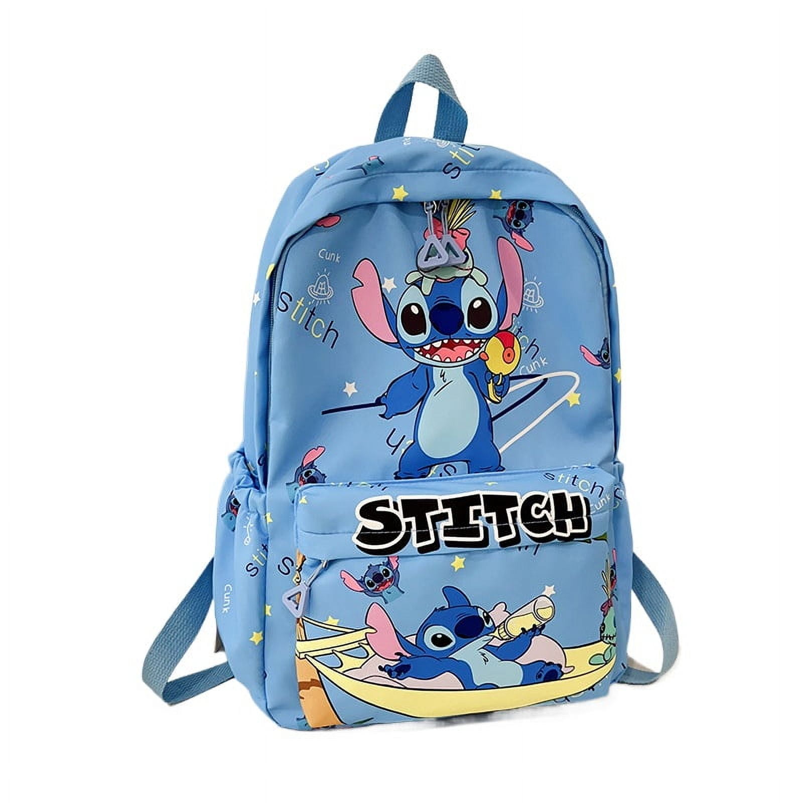 Stitch Backpacks Cartoon Backpack 3D Printed Laptop Bag Shoulder Light ...