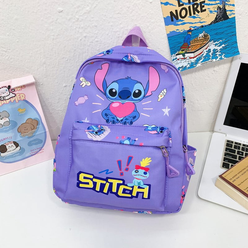 Stitch Backpacks Cartoon Shoulder Bag Light Casual Backpack Travel ...