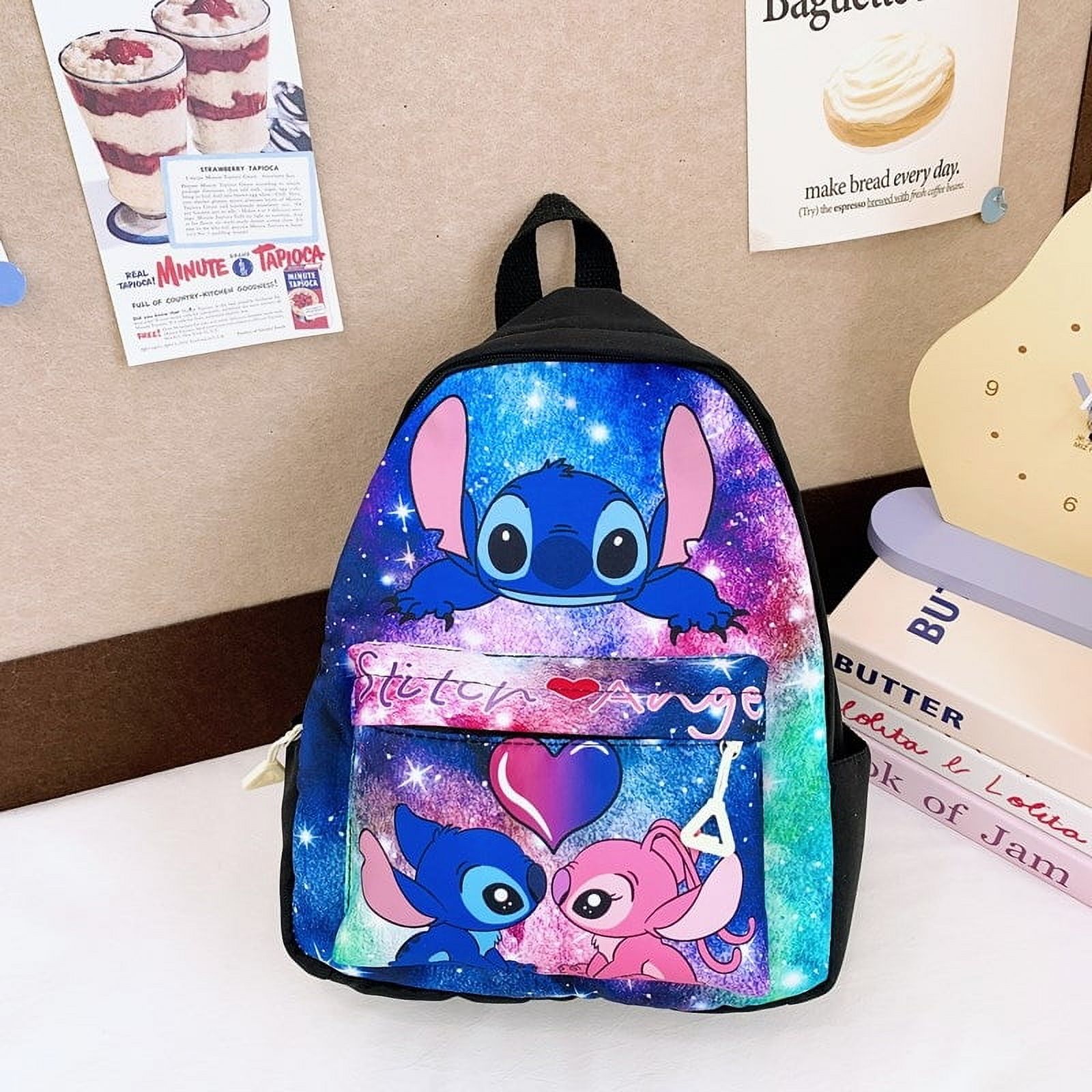 Stitch Backpacks Cartoon Shoulder Bag Light Casual Backpack Travel ...