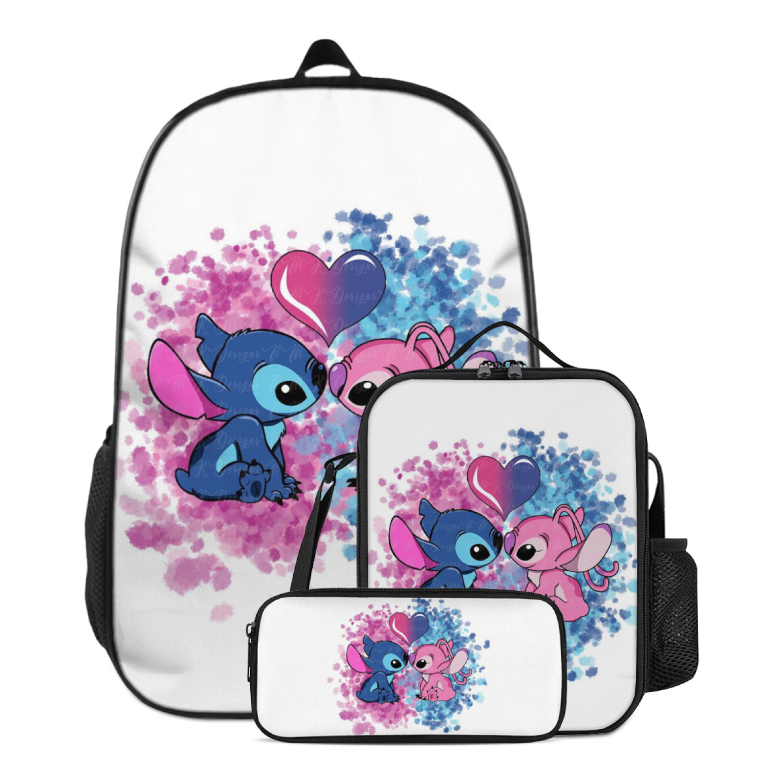 Stitch Backpacks for Girls Boys Simple Lightweight School Backpack with ...
