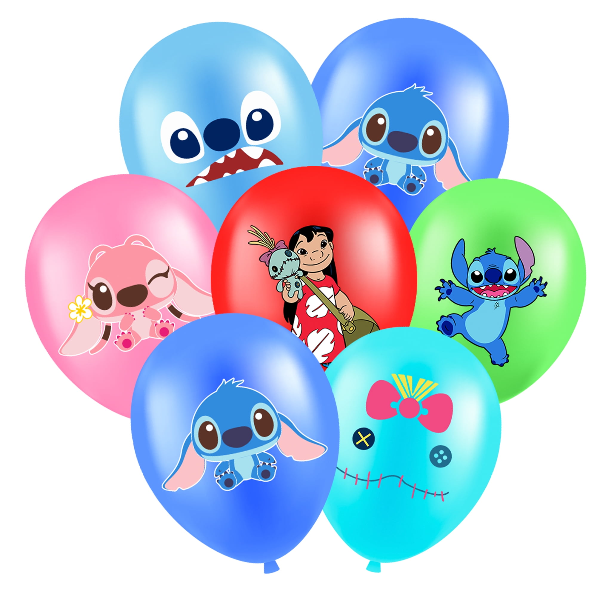 Stitch Balloon Set, 30Pcs Stitch Birthday Balloons, Including 6 Styles ...