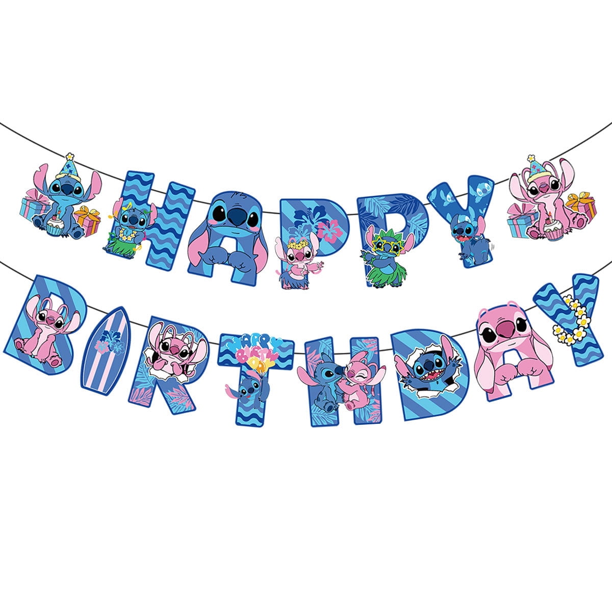 Stitch Banner For Shower Decorations Birthday Banner Party Decoration ...