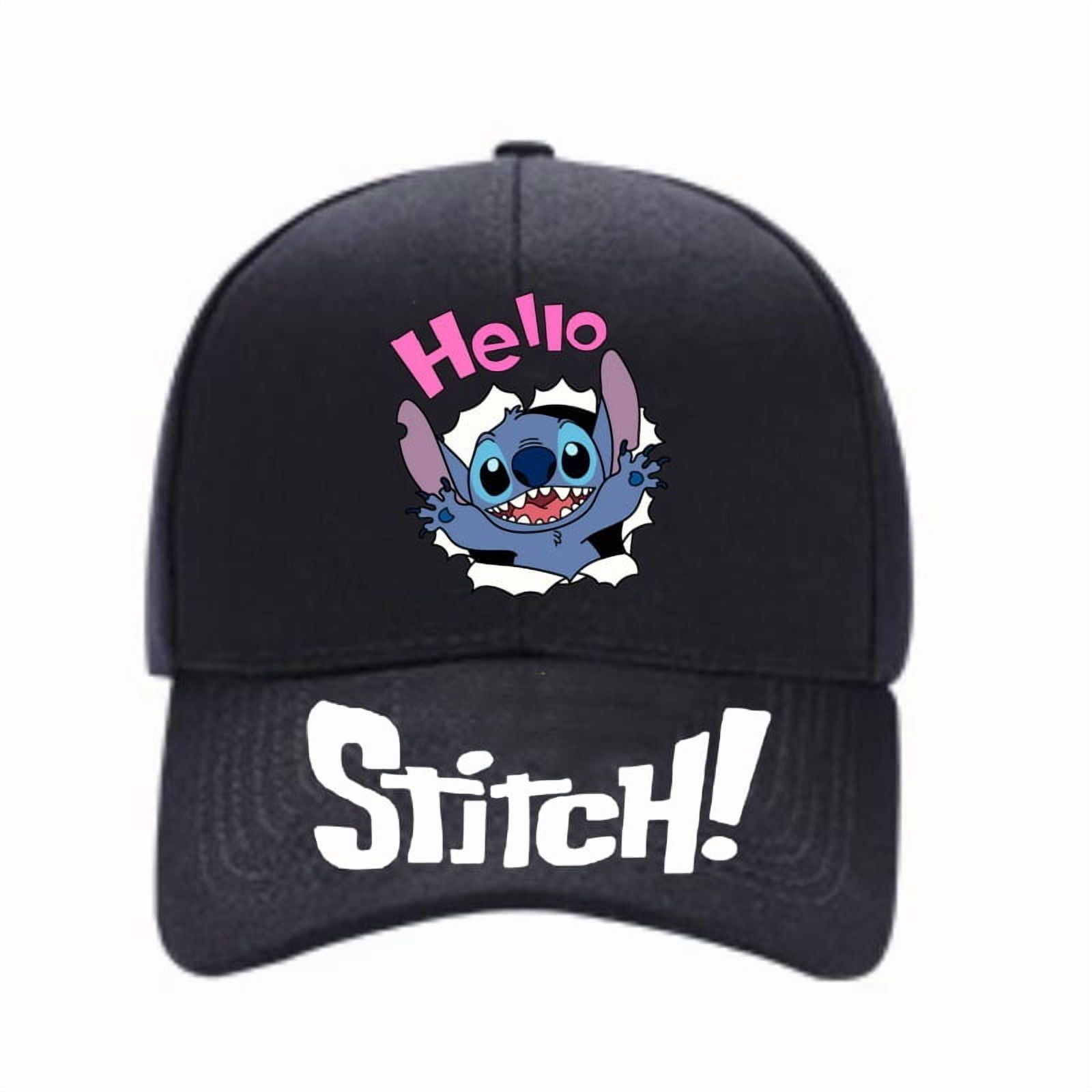 Stitch Baseball Cap,Adjustable Snapback Hat with Multiple Cute Stitch ...
