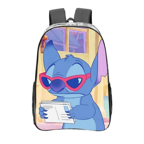 Stitch Basics Transparent Backpack School See Through Plastic Backpacks ...