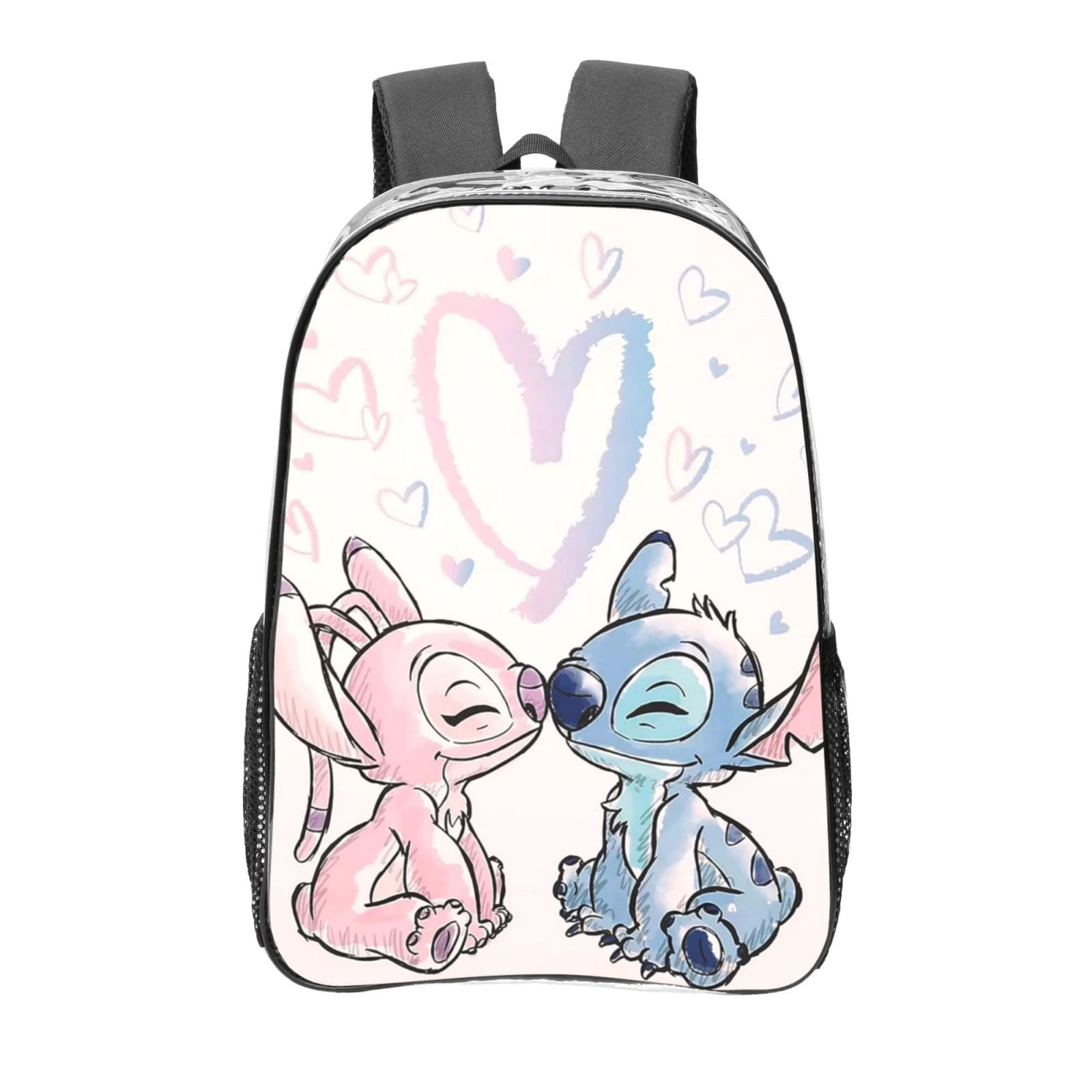 Stitch Basics Transparent Backpack School See Through Plastic Backpacks ...