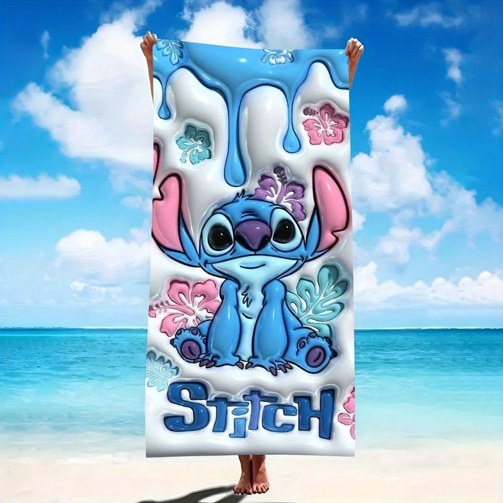 Stitch Beach Towel - Quick-drying, super absorbable, lightweight and ...