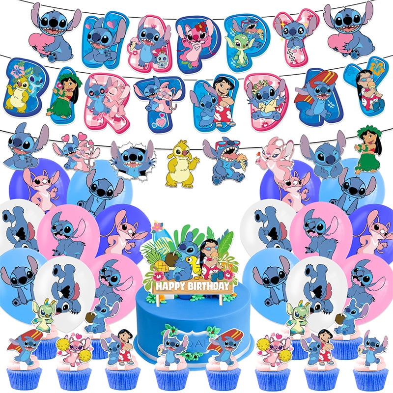 Stitch Birthday Decorations, Stitch Party Decorations Stitch Birthday Party Decorations Banner ...