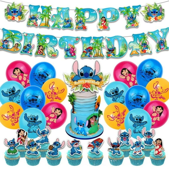 Stitch Birthday Decorations