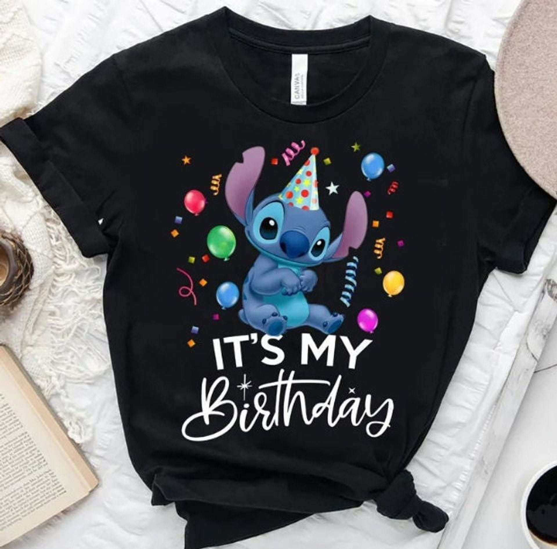 Stitch Birthday Shirt Disney Stitch Shirt - Walmart.com