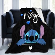 Disney's Stitch Plush Kids Fleece Throw Blanket 45x60 Inches - Walmart.com