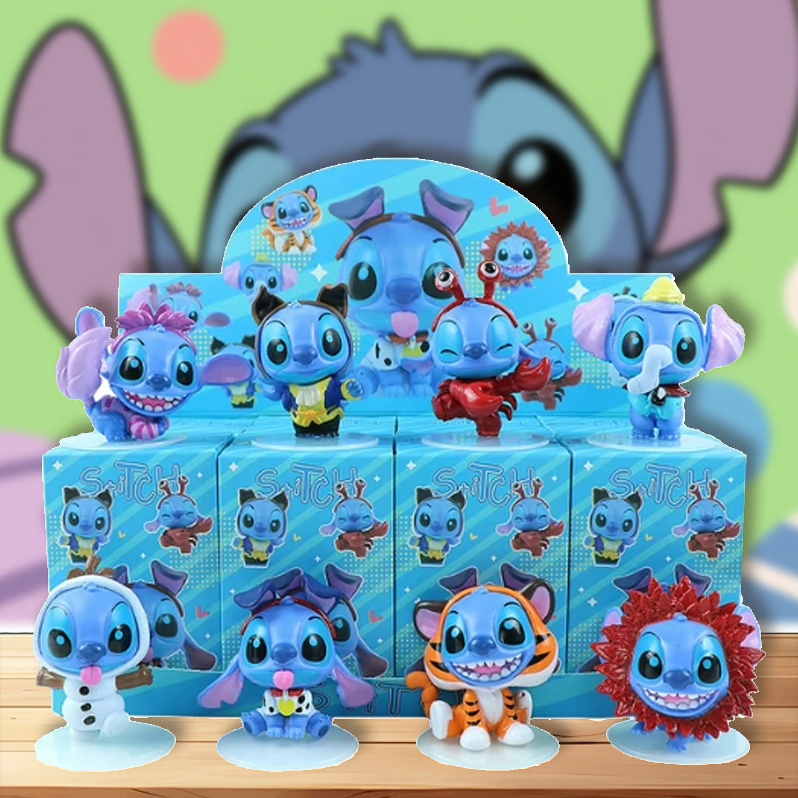 Stitch Blind Box Collectibles, 6 Pcs Limited Edition Surprise Figures ...