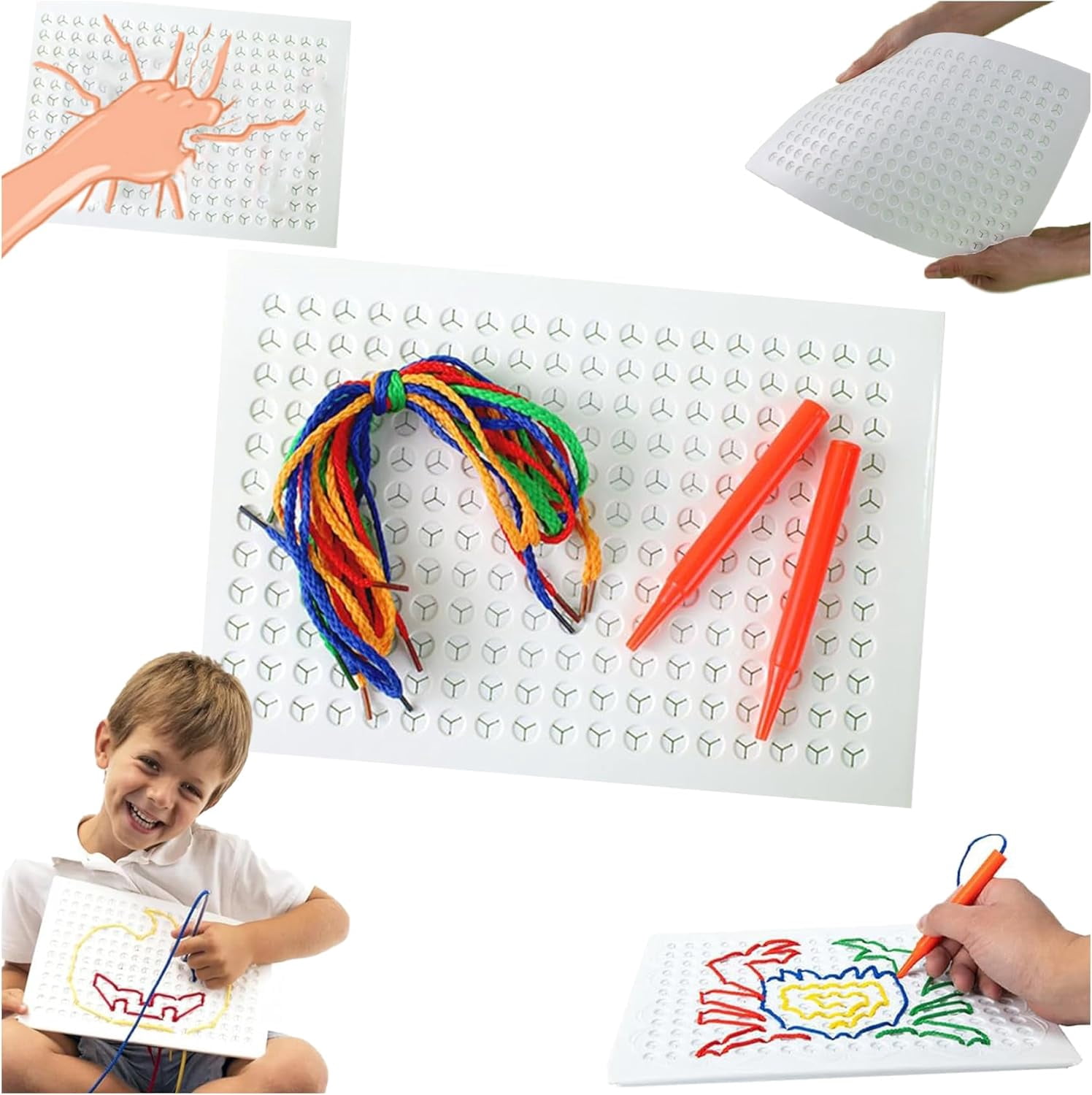 Stitch Board, Yarn Stitch Board, Stitch Board for Kids Thread - Bending ...