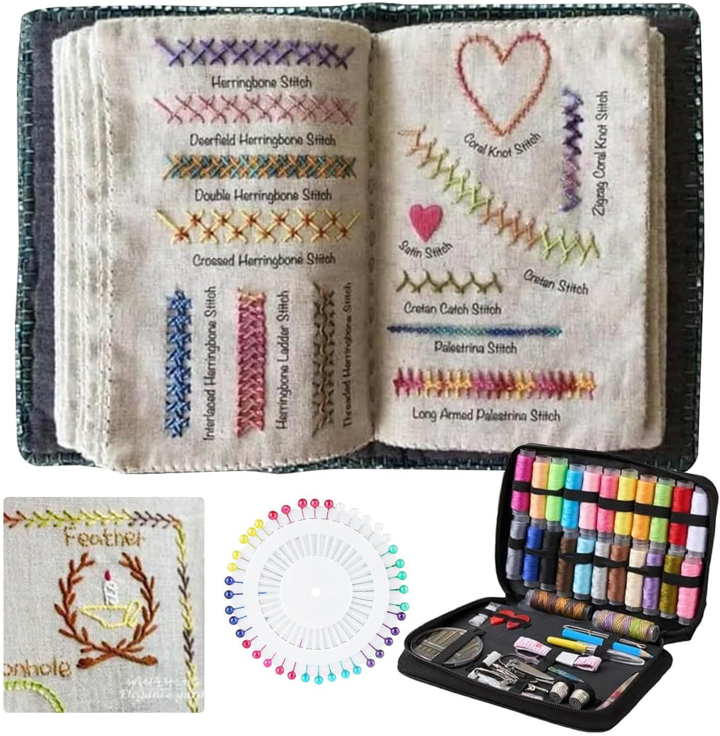 Stitch Book, Embroidery Stitch Book, DIY Sewing Books, Embroidery Books ...