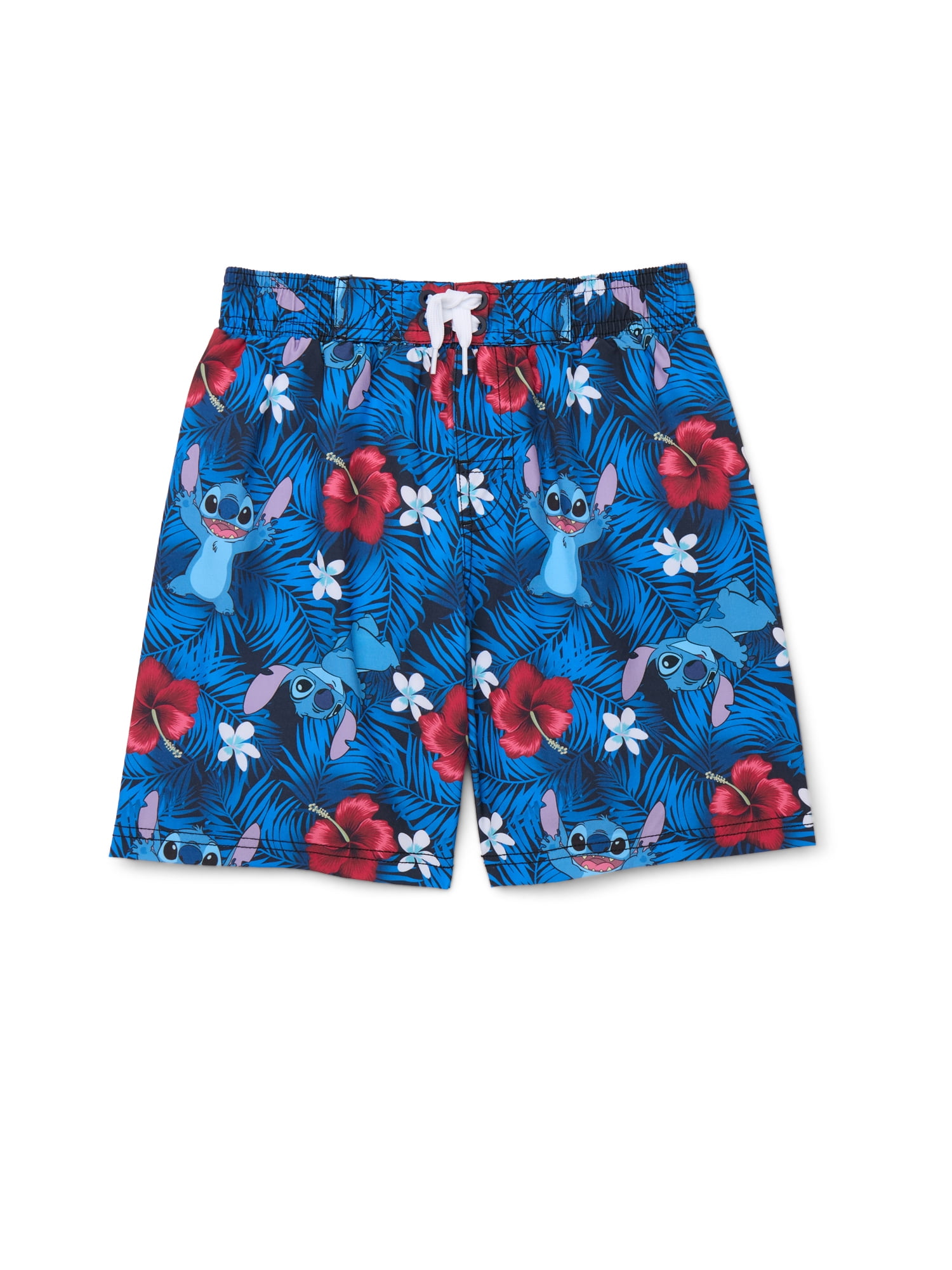 Stitch Boys Swim Trunks, Sizes 4-12 - Walmart.com
