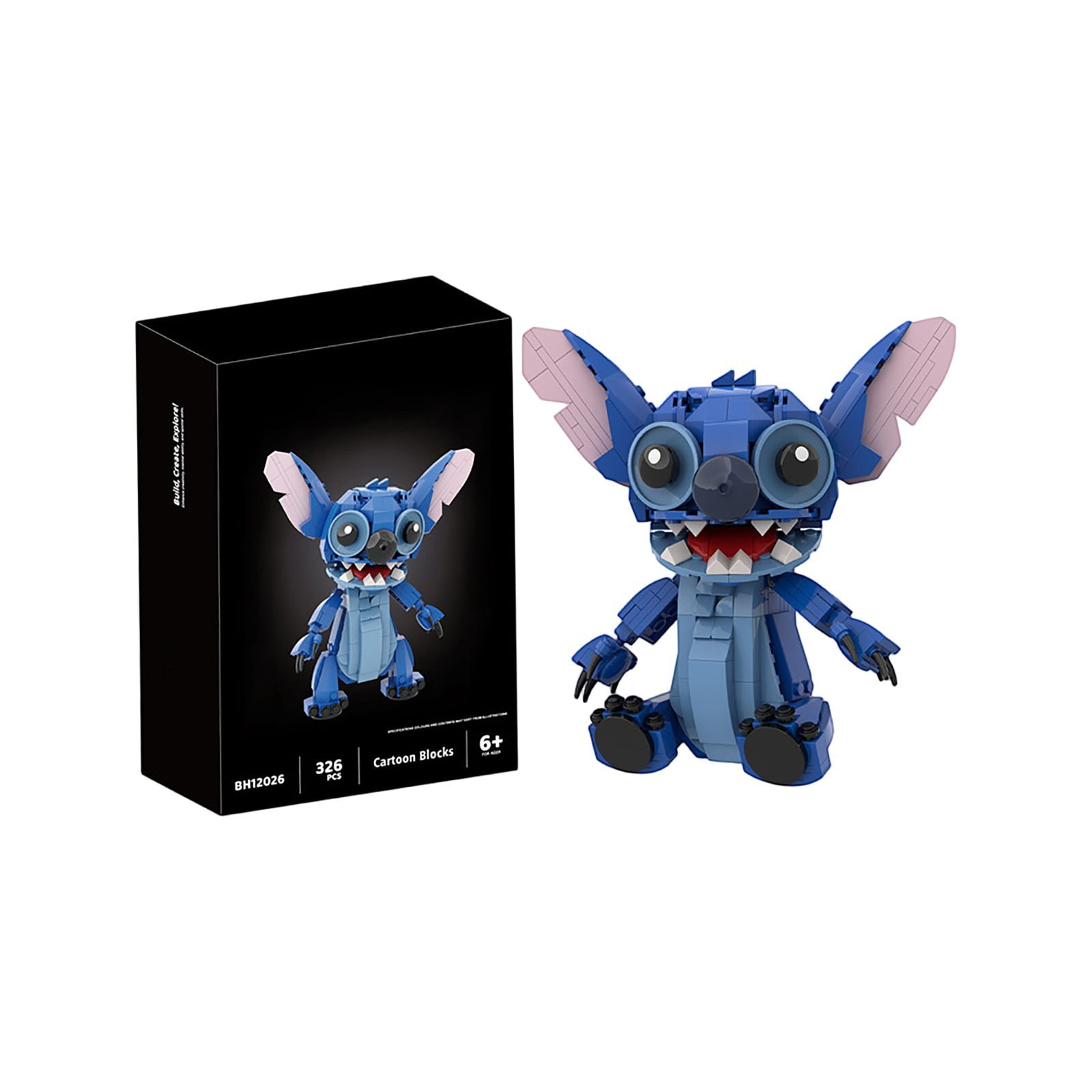 Stitch Brick-Built Figure Collectible, Limited Movie Edition Building ...