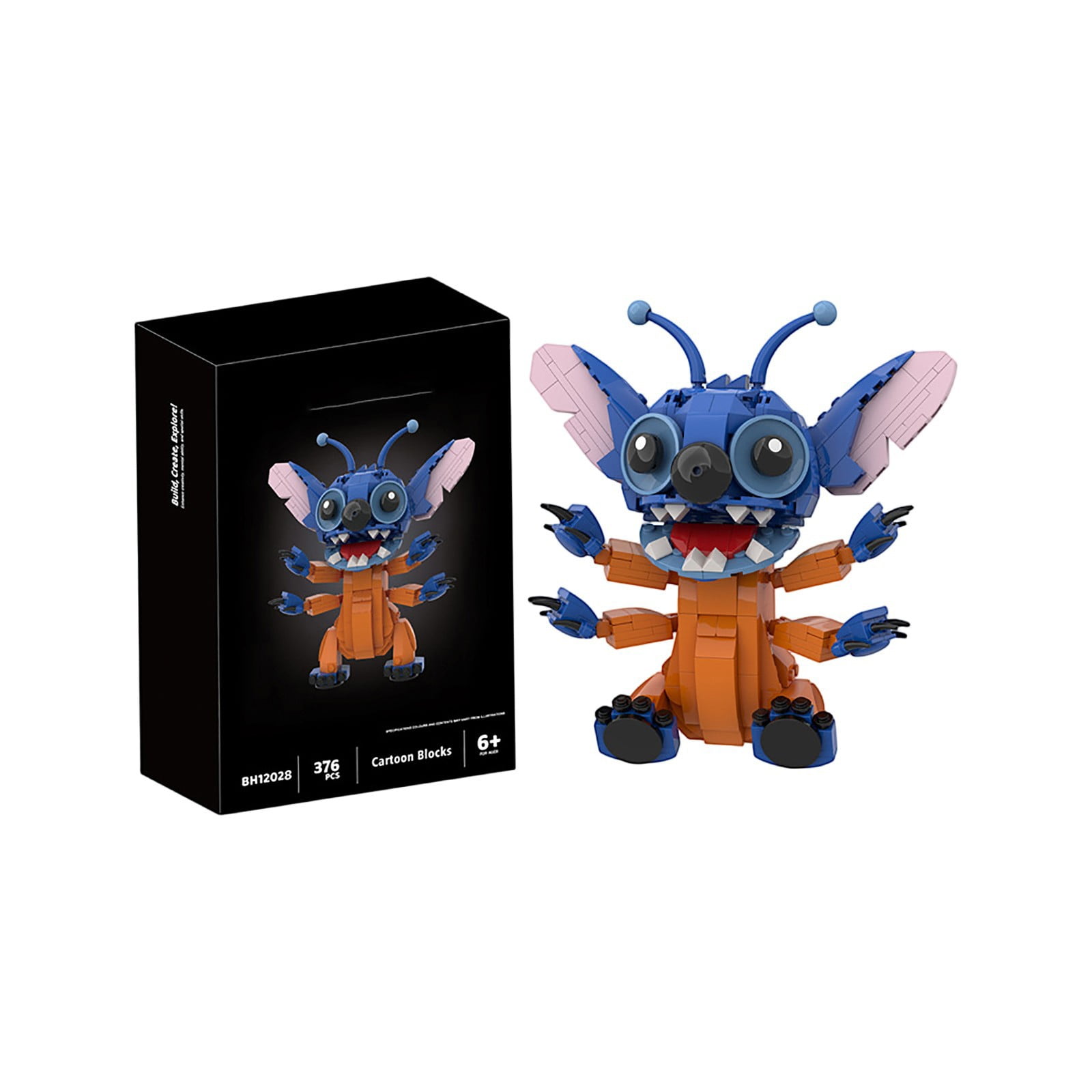 Stitch Brick-Built Figure Collectible, Limited Movie Edition Building ...