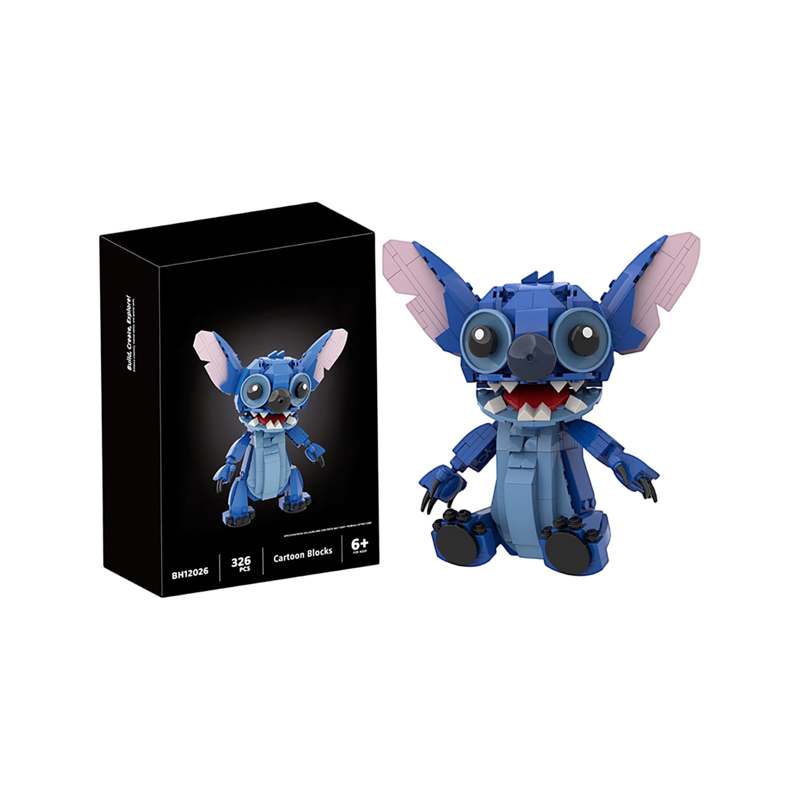 Stitch Building Blocks Figure Boy Building Block Surrounding Doll ...