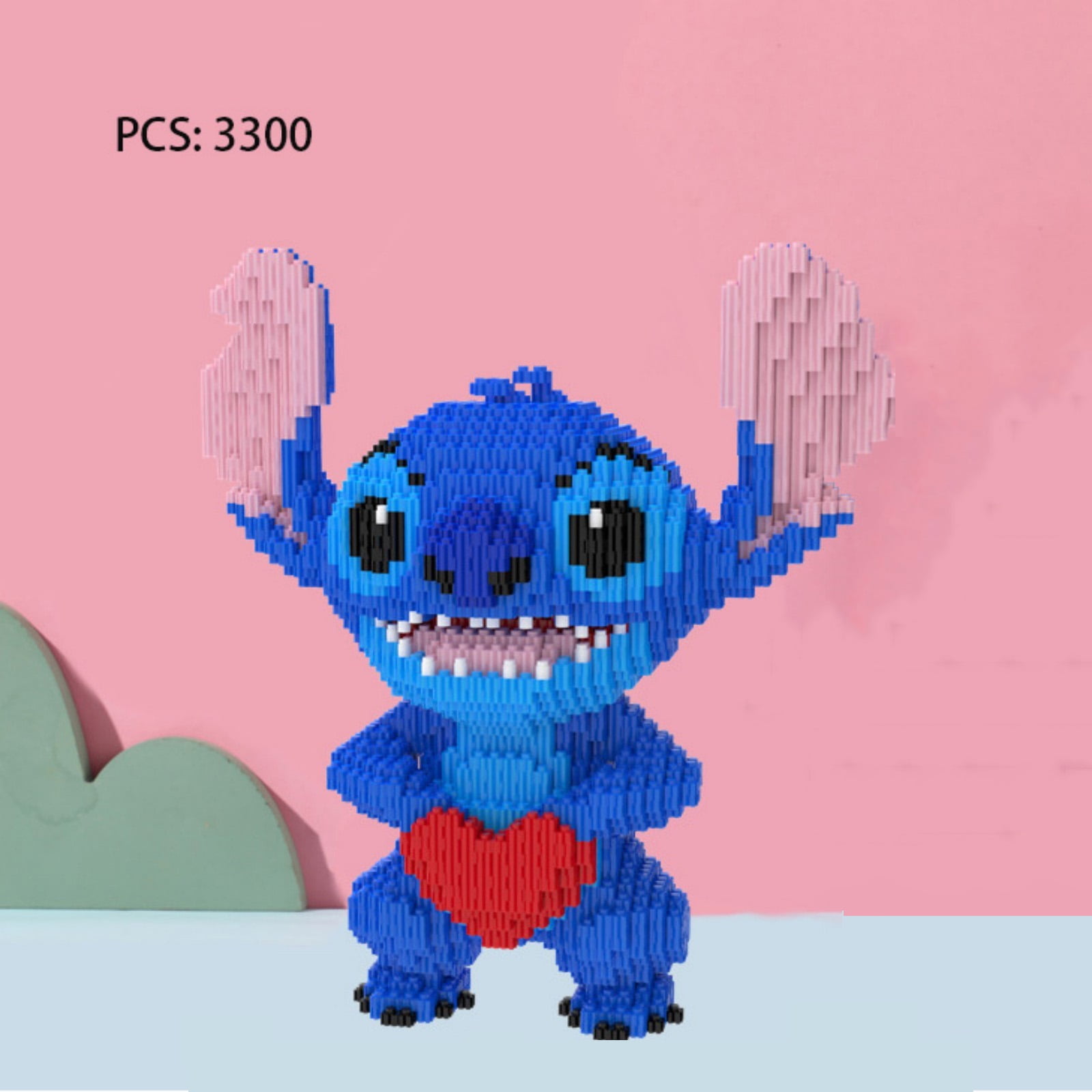 Stitch Building Blocks Kit Toy, Fun Christmas Birthday Gift for Kids ...