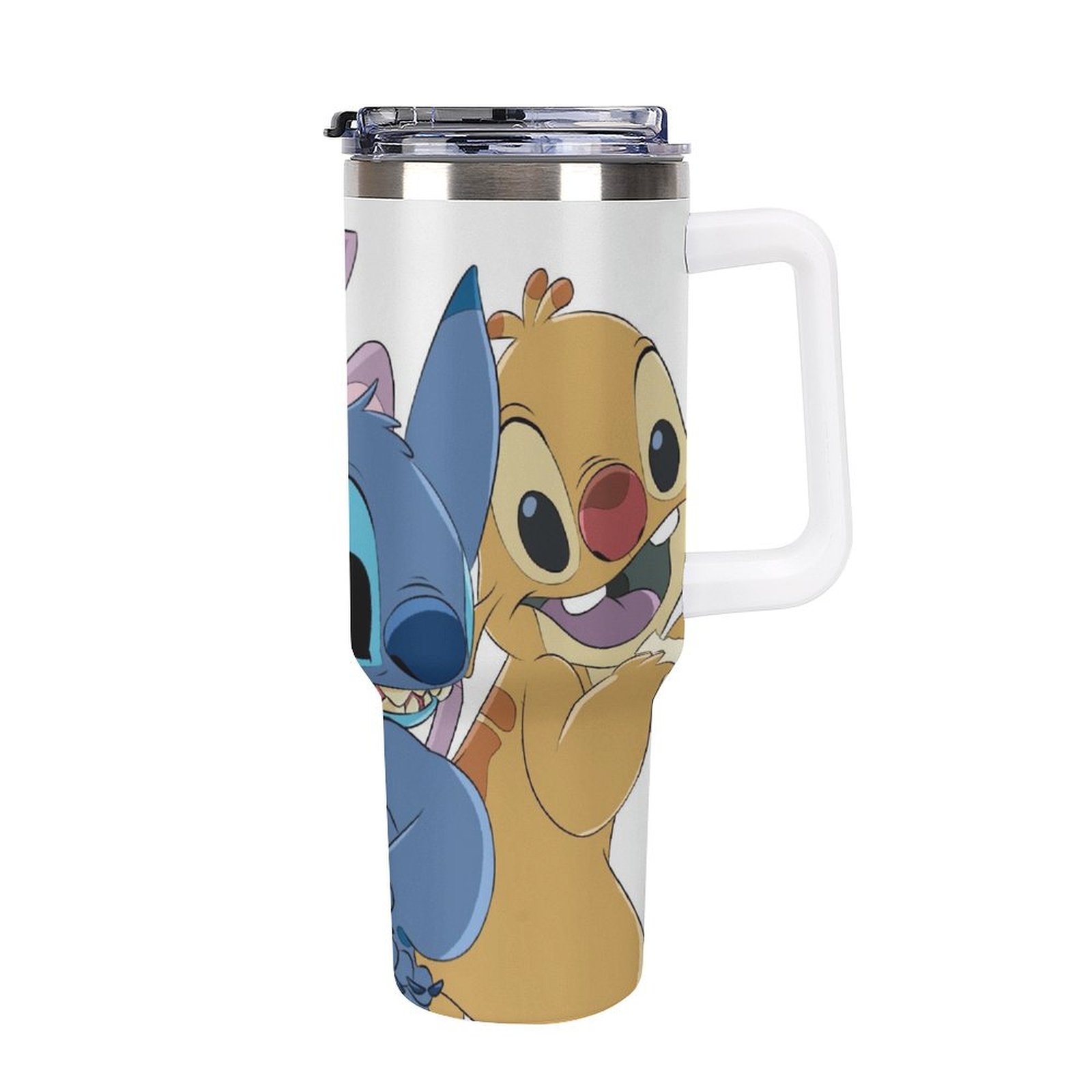 Stitch Car Cup Stainless Steel Thermos Cup with Handle 40oz - Walmart.com