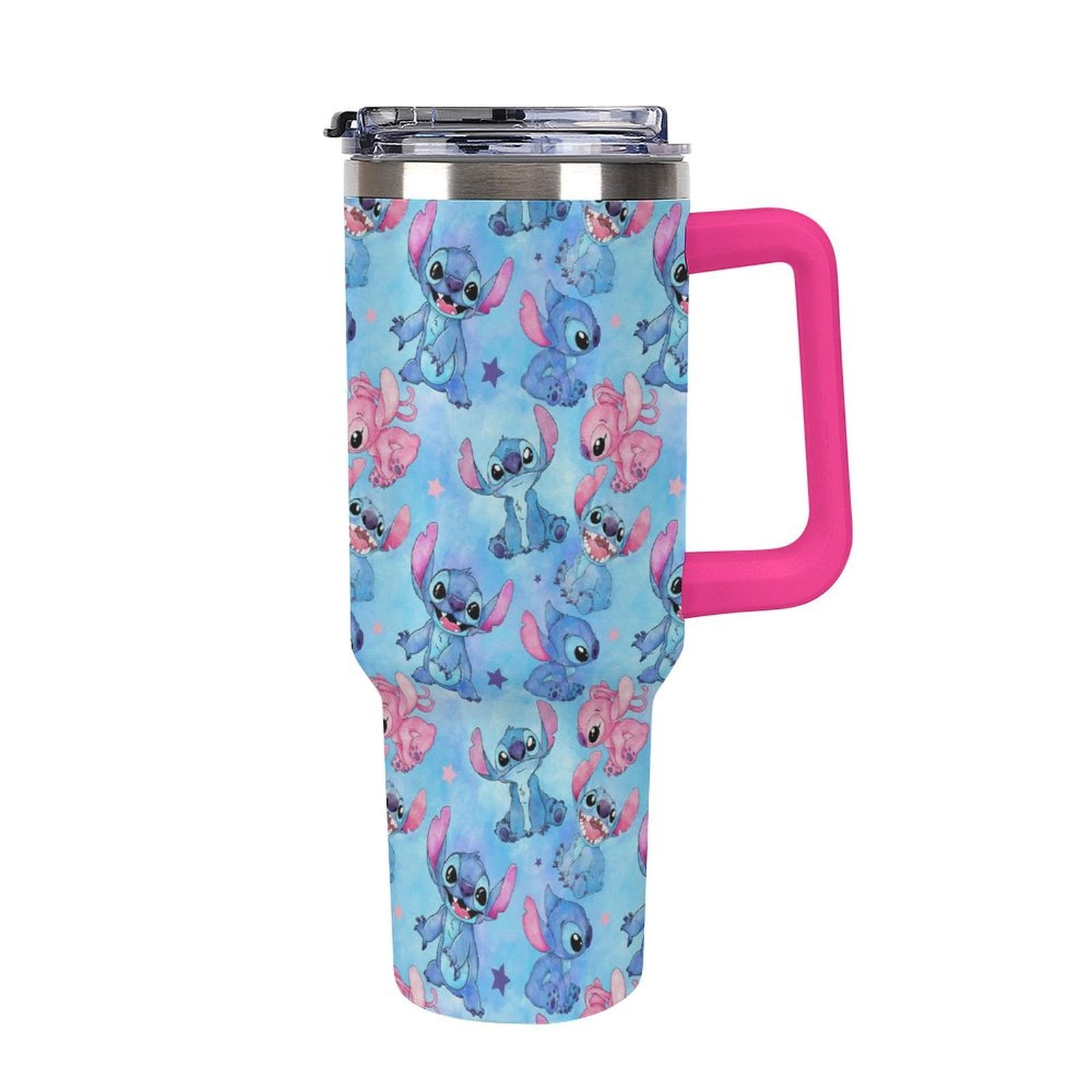Stitch Car Cup Stainless Steel Thermos Cup with Handle 40oz - Walmart.com