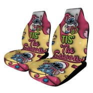 Elantrip Car Seat Cover Full Set Luxury Faux Leather with Diamond ...