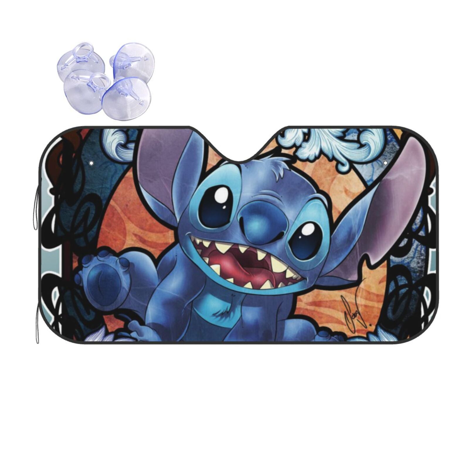Stitch Car Windshield Sun Shade Auto Front Window Sunshade Cover Block ...