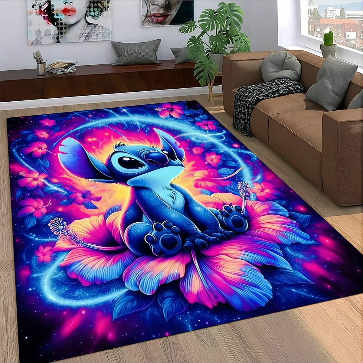 Stitch Carpet 47'' x 71'' Bedroom Sofa Rug Door Mat Kitchen Bathroom ...