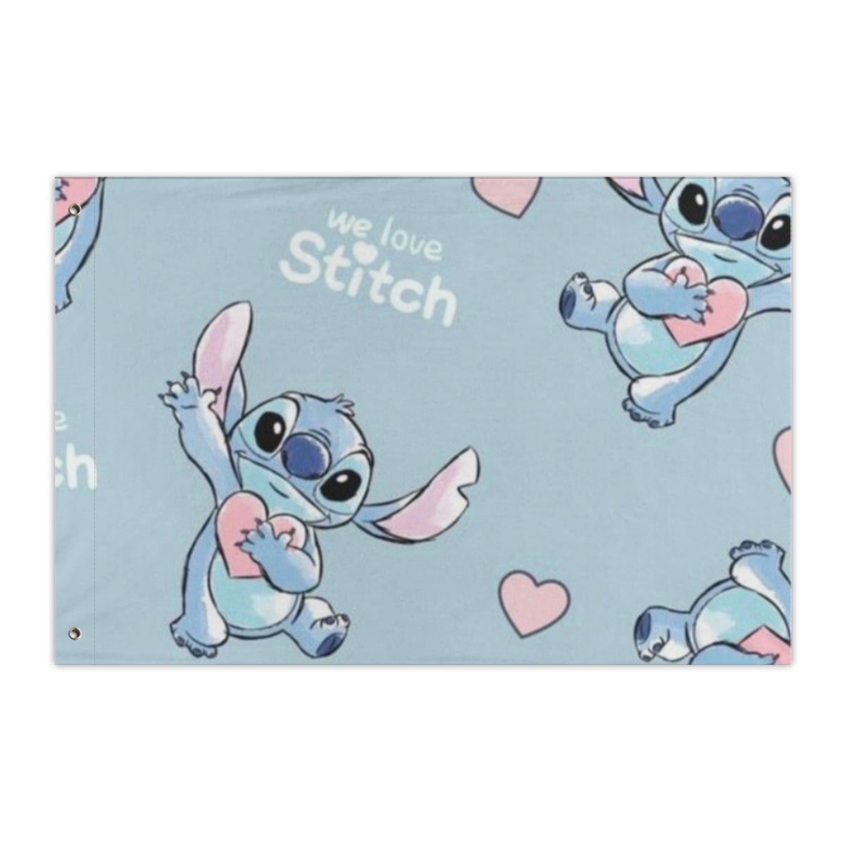 Stitch Cartoon 2×3 ft Face Flag - Vivid Color and Fade proof - Canvas ...
