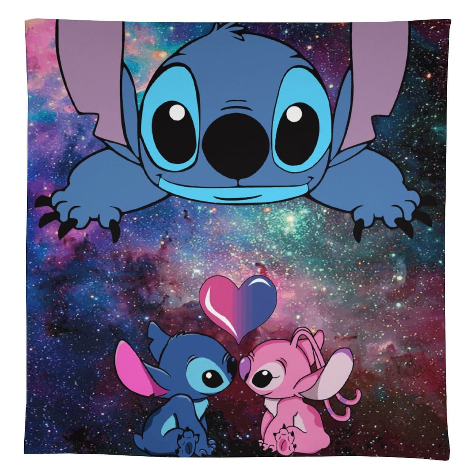 Stitch Cartoon Anime Disposable Flax Tablecovers Waterproof Rectangle ...