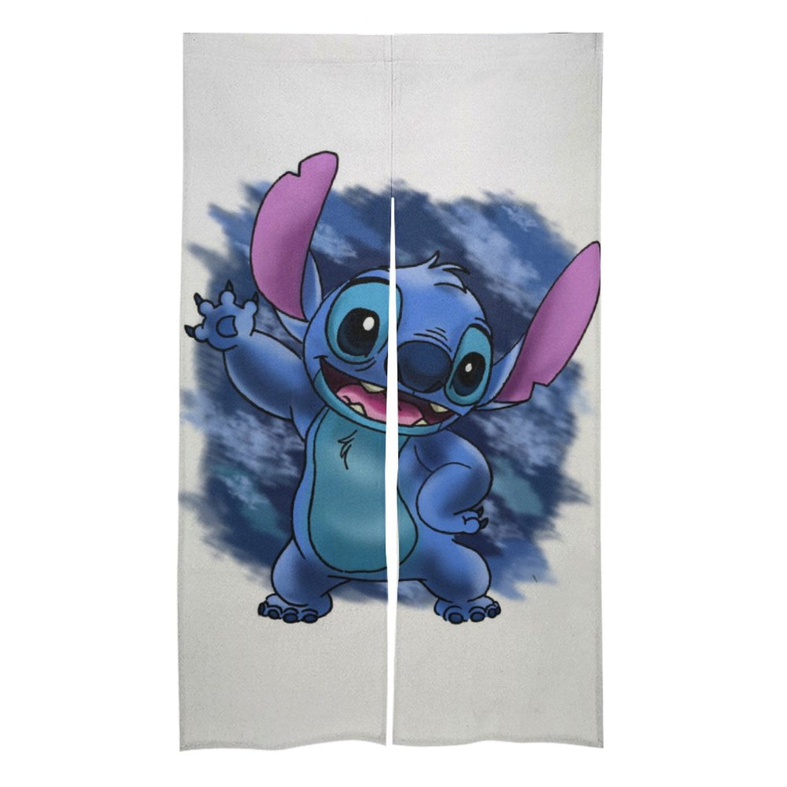 Stitch Cartoon Anime Door Drape Door Curtain For Doorway Privacy Room ...