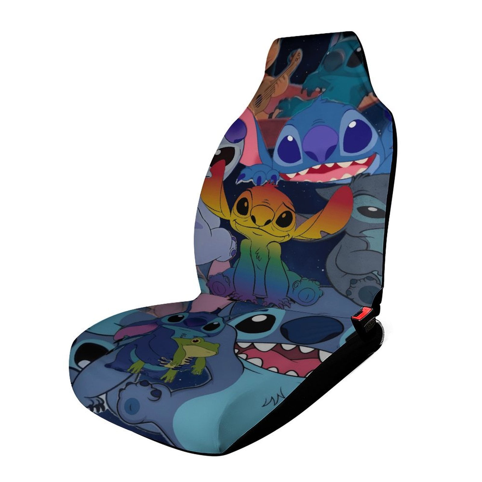 Stitch Cartoon Car Seat Cover Protector Accessories 2-Piece Set for ...