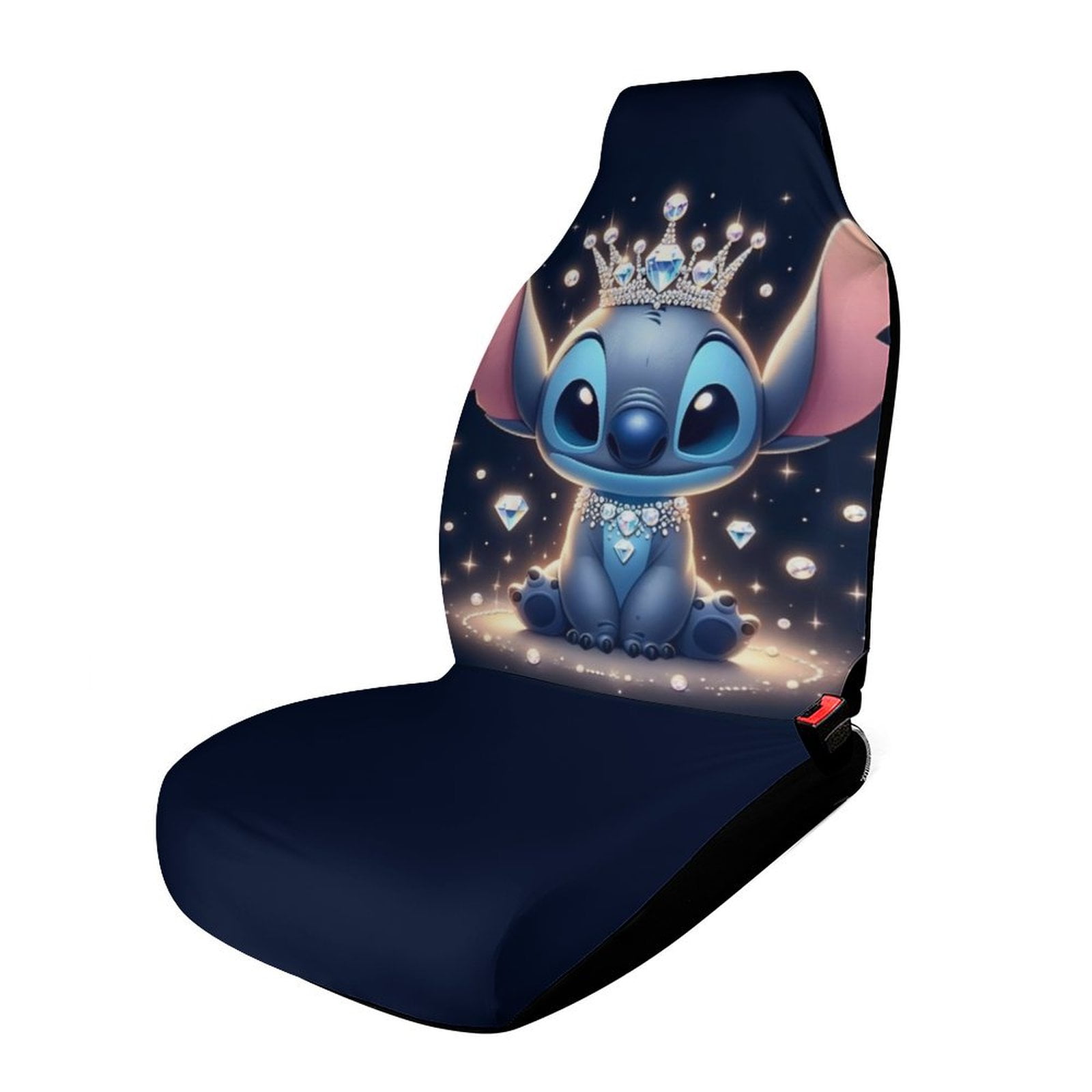 Stitch Cartoon Car Seat Cover Protector Accessories 2-Piece Set for ...