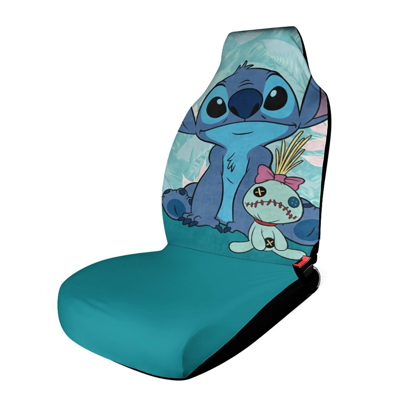 Stitch Cartoon Character Cute 2 Front Car Seat Covers for Car Truck ...