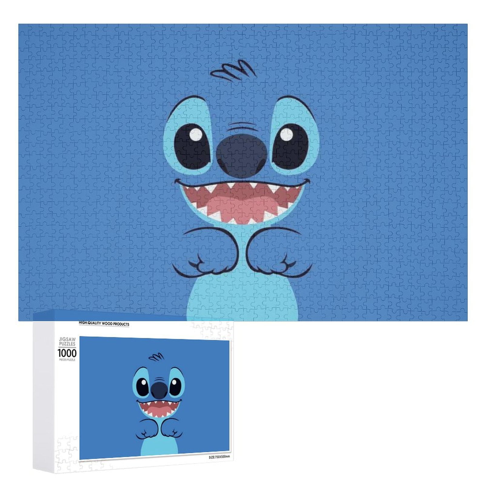 Stitch Cartoon Character Jigsaw Puzzles 1000 Pieces Cartoons Puzzle ...