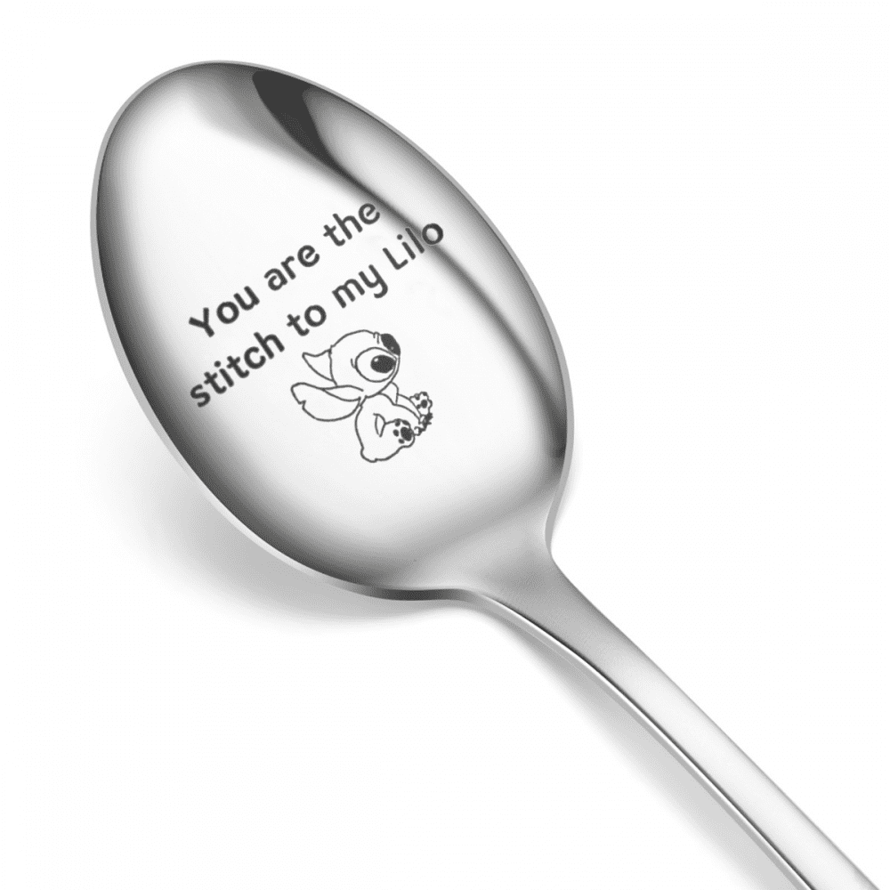 Stitch Cartoon Character Stainless Steel Spoon Tableware for Birthday ...