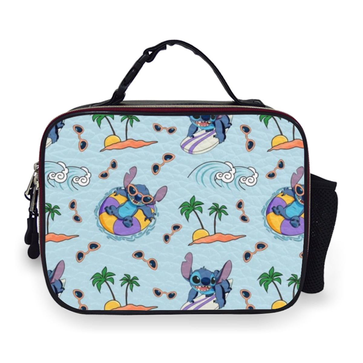 Stitch Cartoon Insulated Lunch Box Unisex Reusable Lunch Box Portable ...
