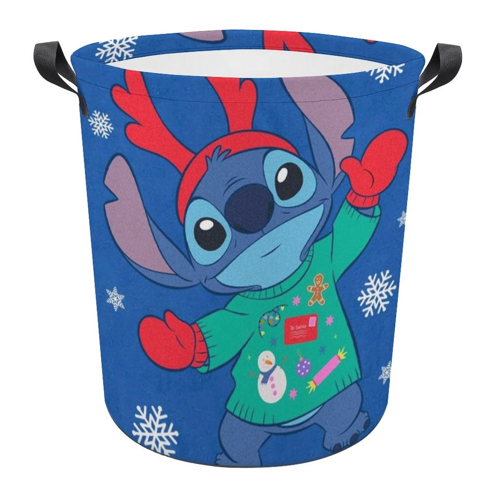 Stitch Cartoon Kid Boys Girls Laundry Hamper,Waterproof Storage Bin for ...