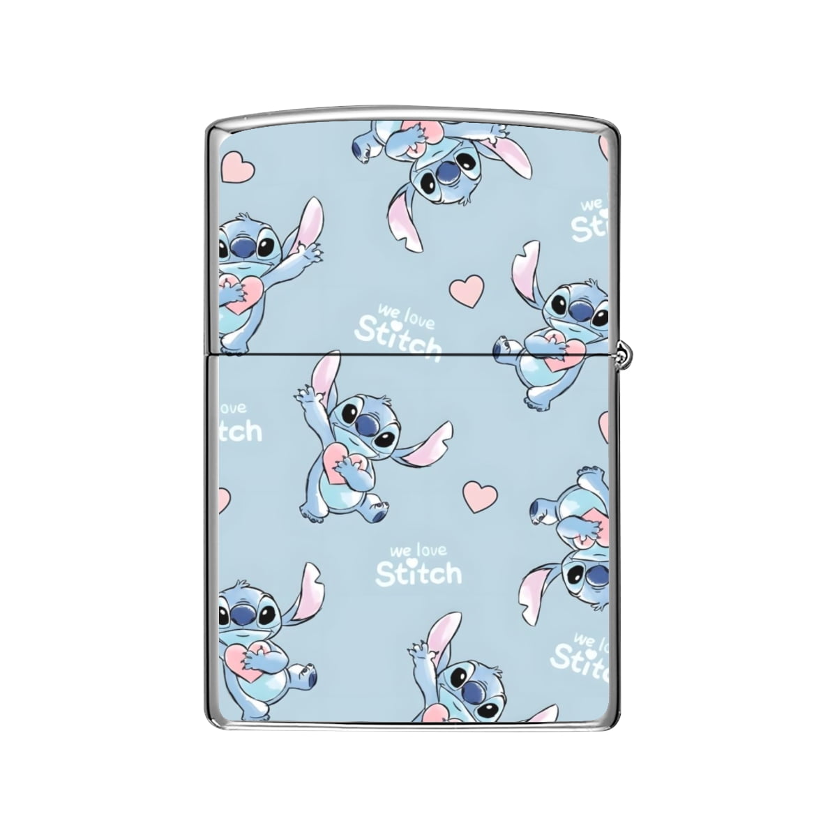 Stitch Cartoon Metal Lighter Box Cover Reusable Lighter Case - Walmart.com
