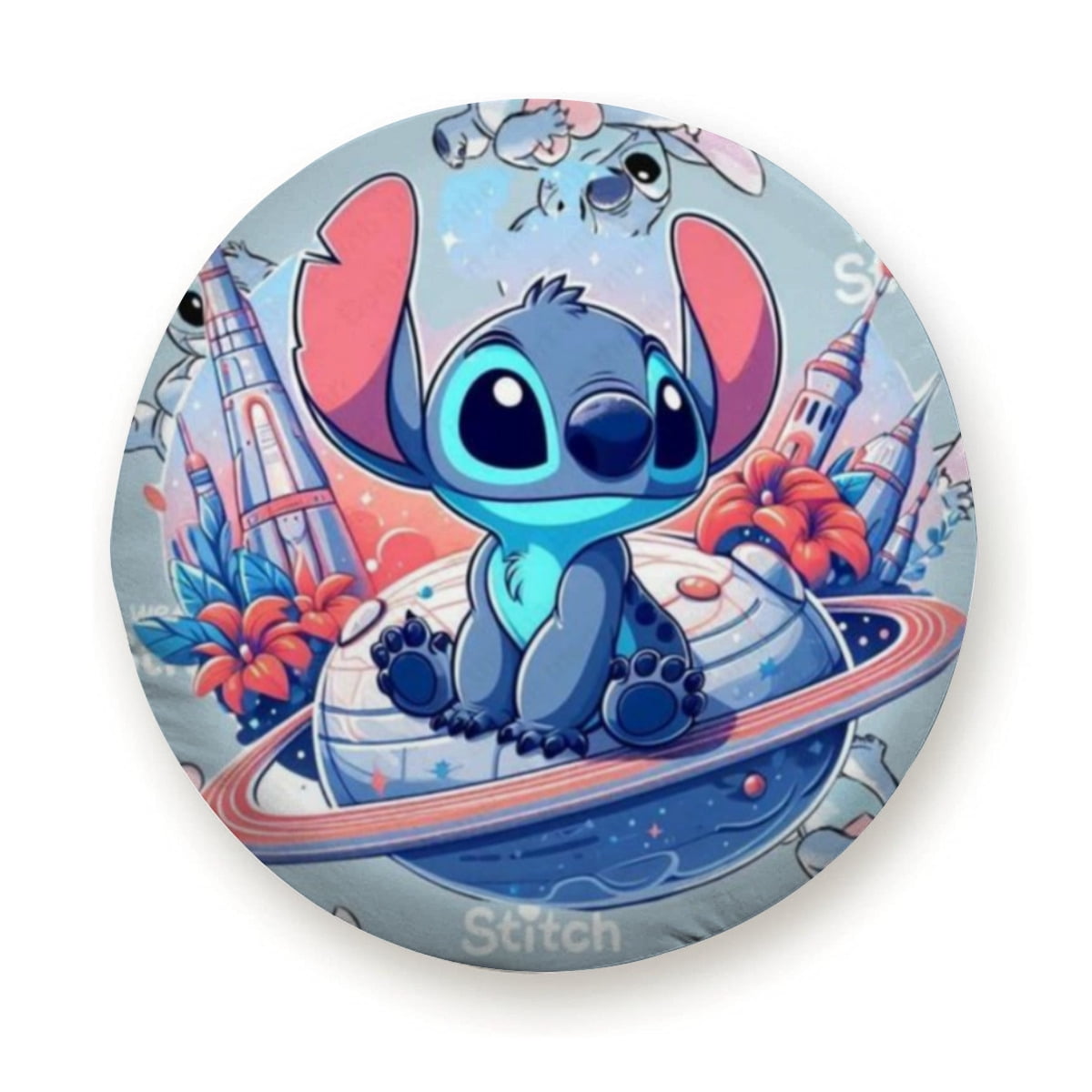 Stitch Cartoon Spare Tire Cover Universal Tire Cover Dustproof Tire ...