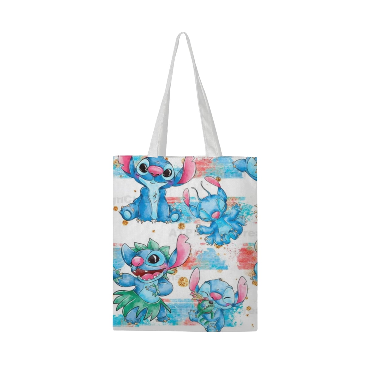 Stitch Cartoon Tote Bag Canvas Shoulder Bag Shopping Bag Crossbody Bag ...