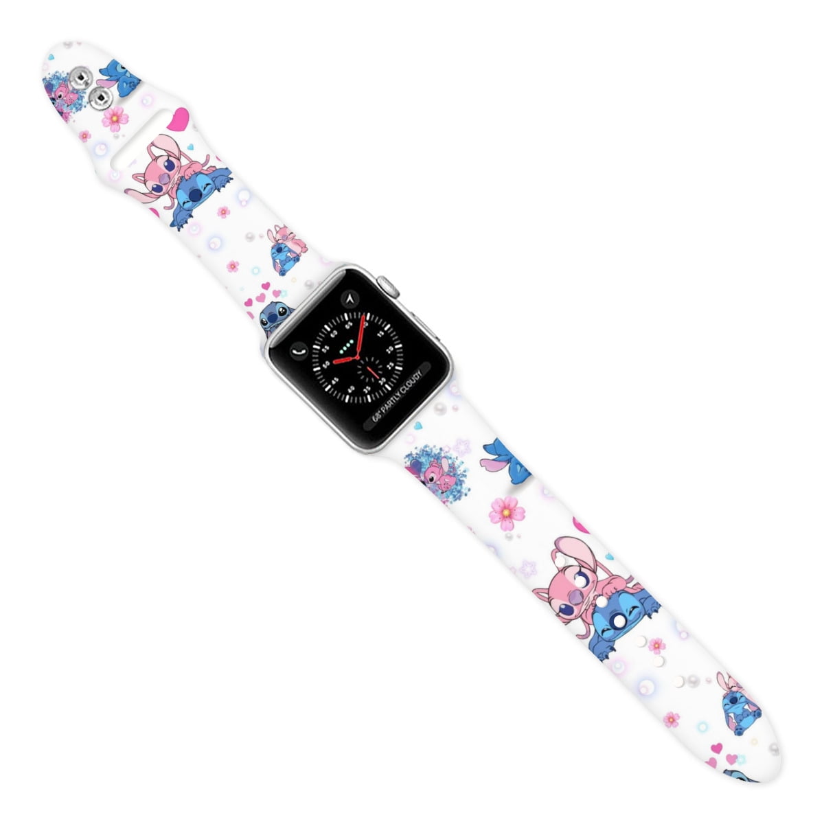Stitch Cartoon Watch Strap Compatible with Apple Watch Chaung'kouch ...