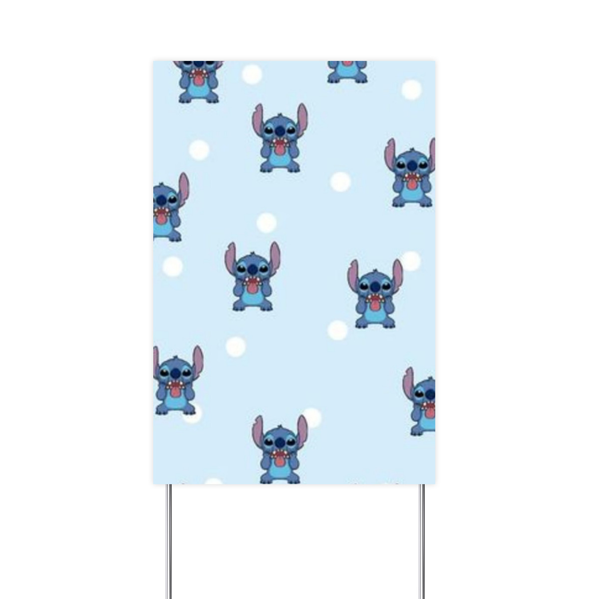 Stitch Cartoon Yard Sign Garden Club Farm Bathroom Wall Decor Sign ...