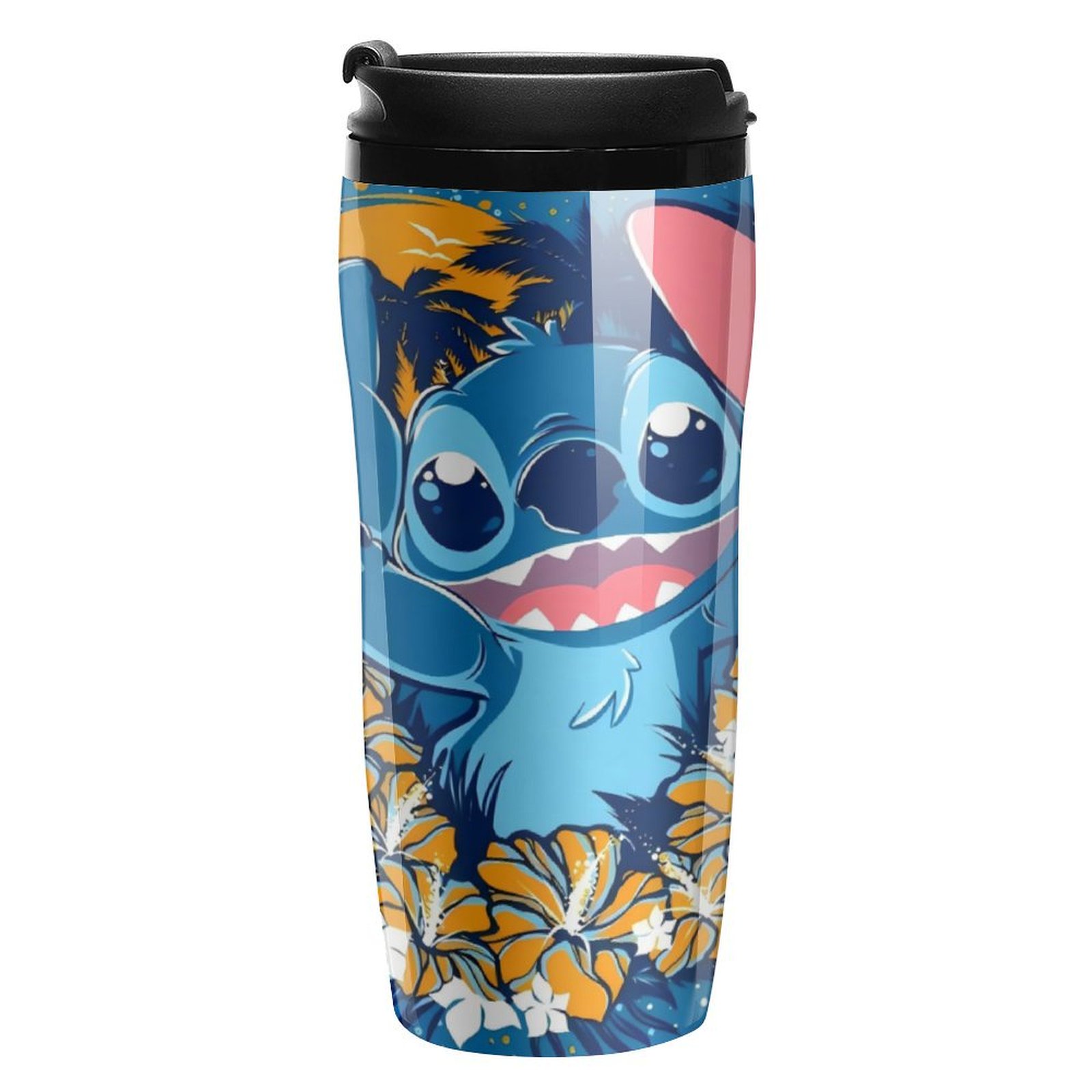 Stitch Cartoon stainless steel thermos cup with lid 350ml - Walmart.com