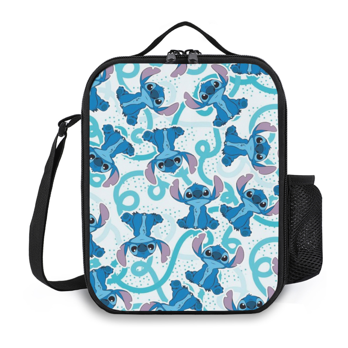 Stitch CartoonInsulated Lunch Box Unisex Reusable Lunch Box Square ...