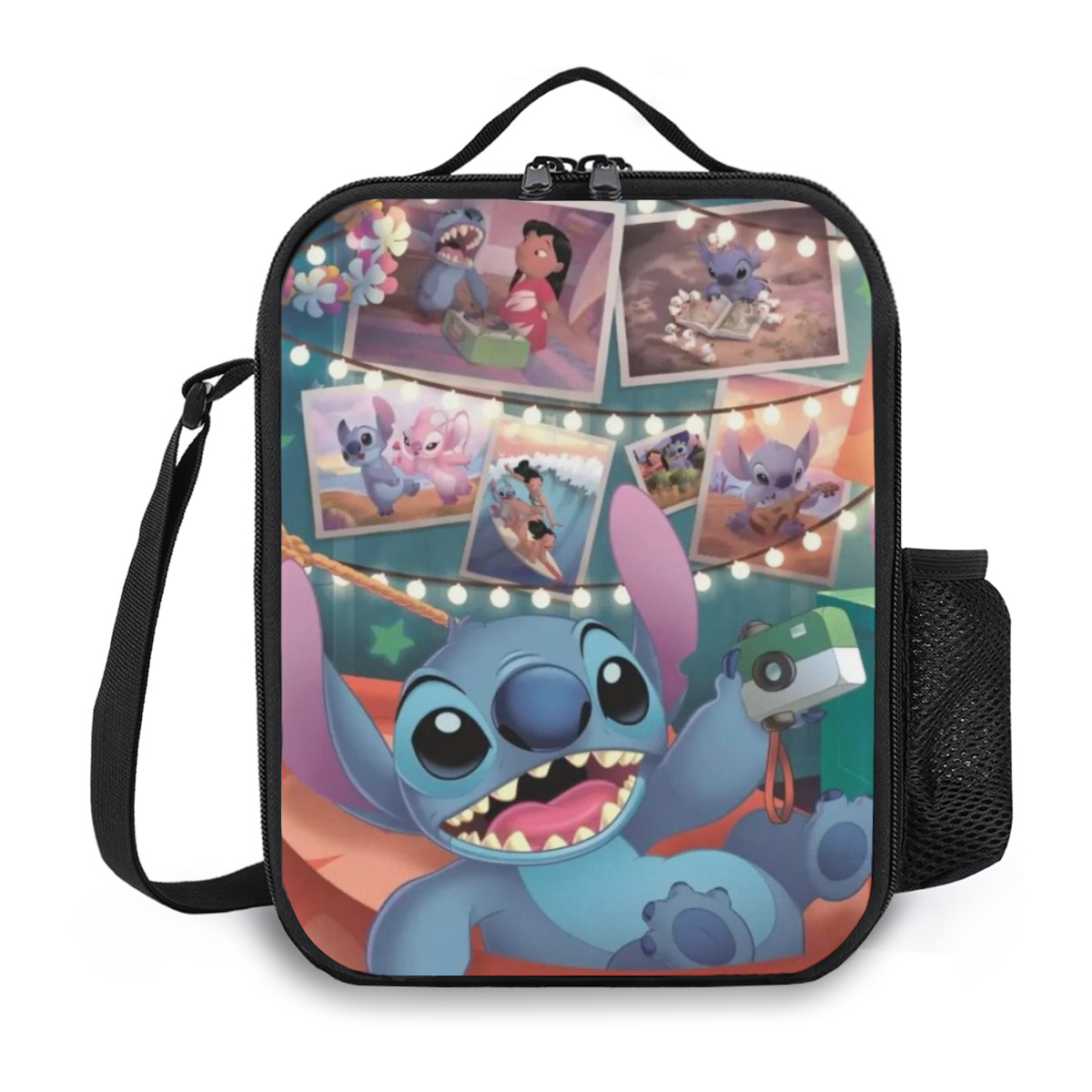 Stitch CartoonInsulated Lunch Box Unisex Reusable Lunch Box Square ...