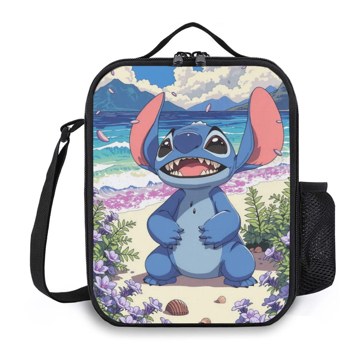 Stitch CartoonInsulated Lunch Box Unisex Reusable Lunch Box Square ...