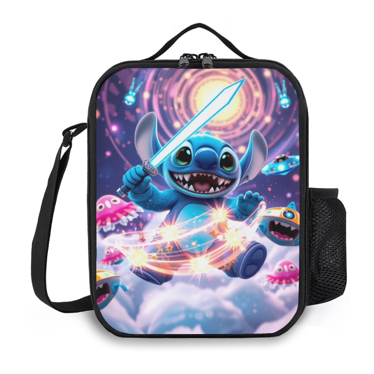 Stitch CartoonInsulated Lunch Box Unisex Reusable Lunch Box Square ...